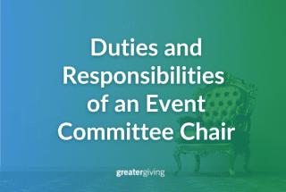 Duties and Responsibilities of an Event Committee Chair