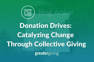 Donation Drives: Catalyzing Change Through Collective Giving