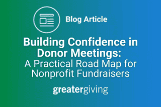 Building Confidence in Donor Meetings
